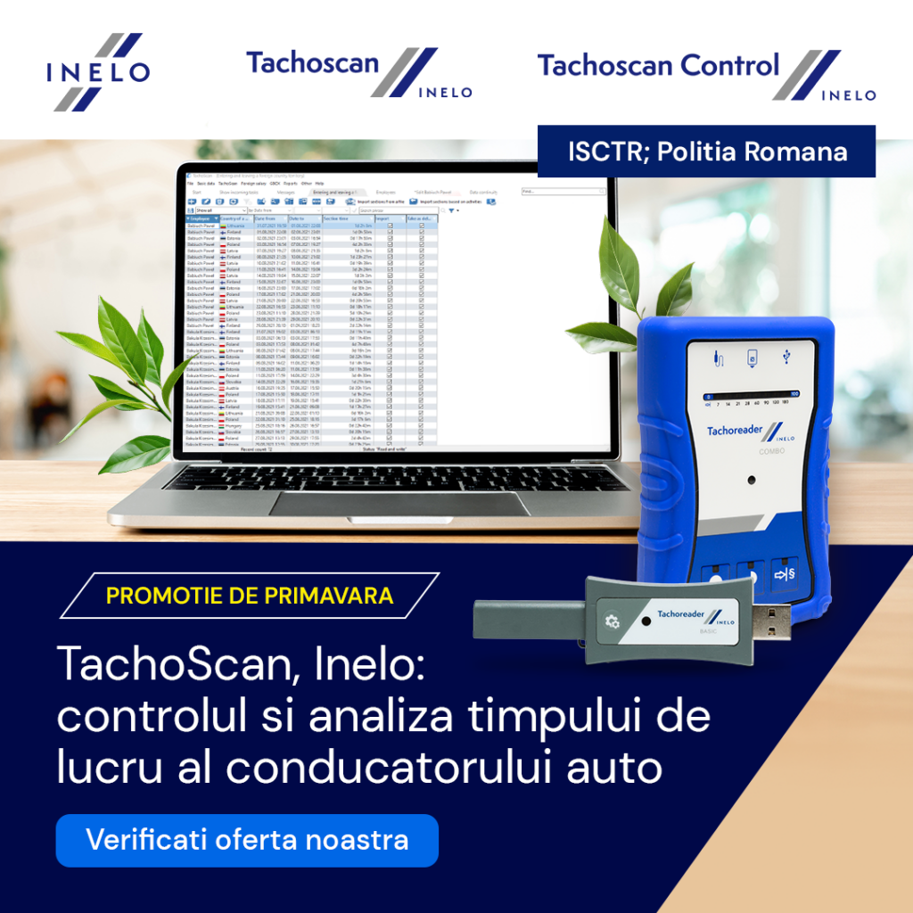 TACHOSCAN by INELO - Solutia inovatoare pentru gestionarea eficienta a ...