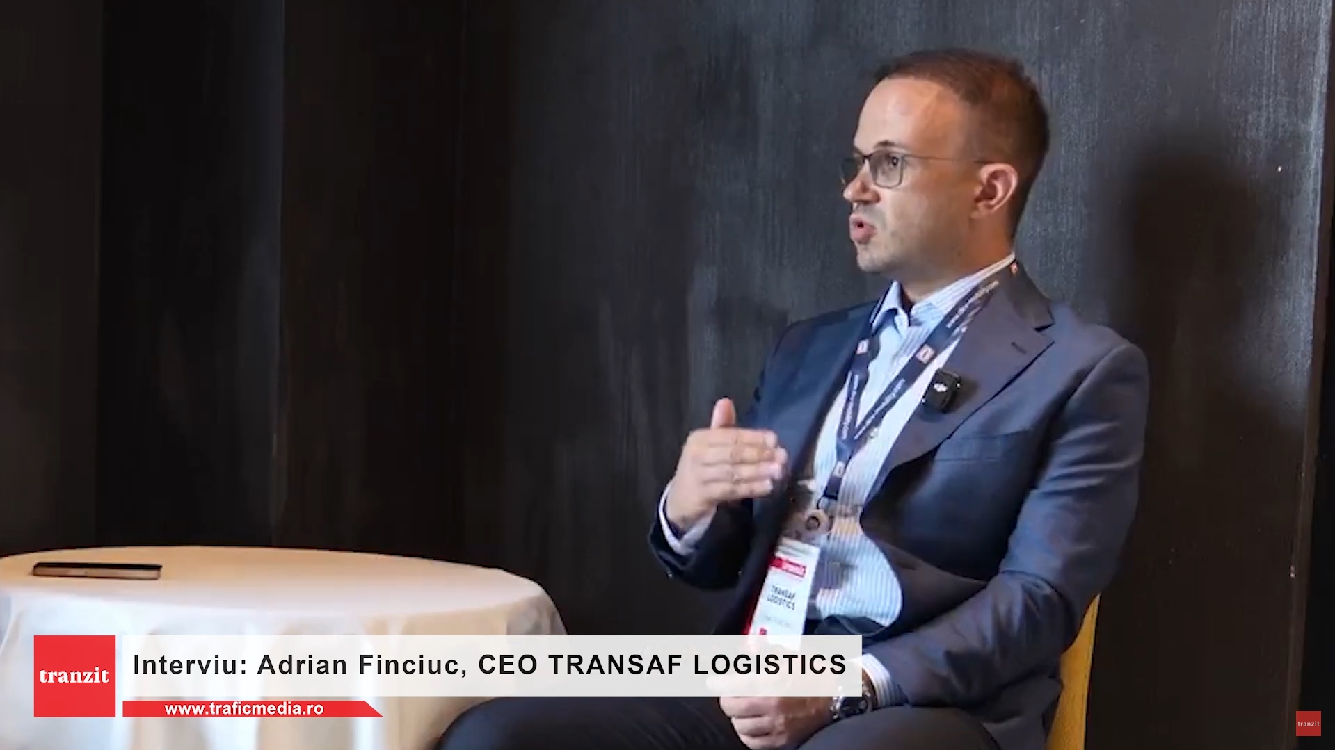 Interviu cu Adrian Finciuc, CEO Transaf Logistics - Traficmedia